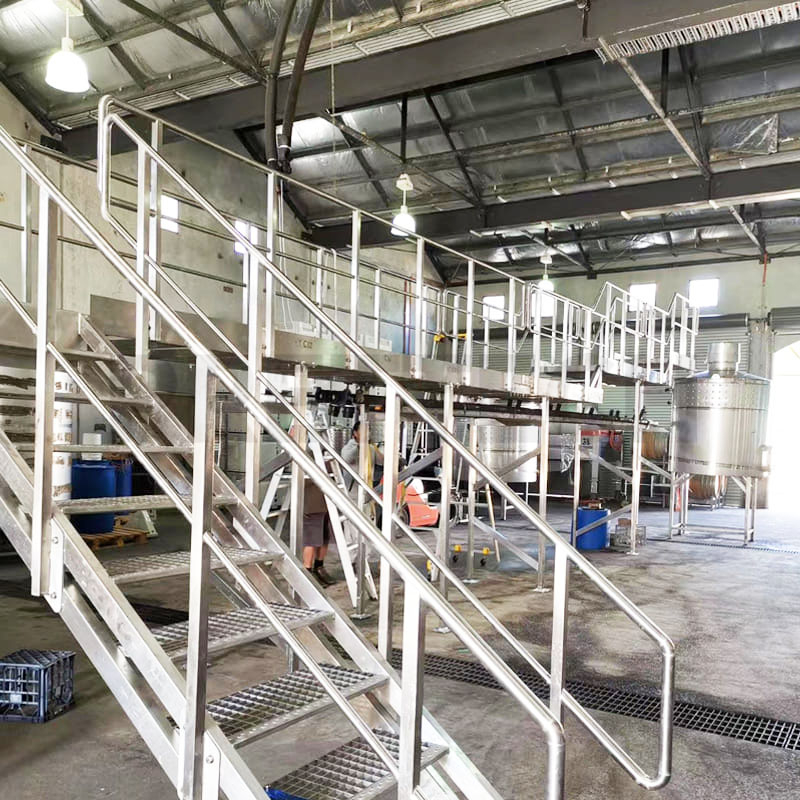 Stainless Steel Catwalk Stairs - Jiangsu Pretank Process Co., Ltd.